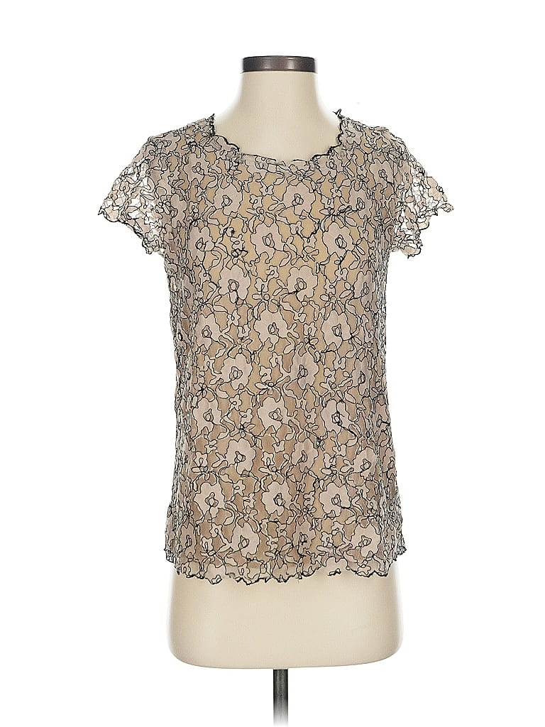 Joie 100% Nylon Gold Delicate Tan Lace Sheer Top Size XS - 20% off ...