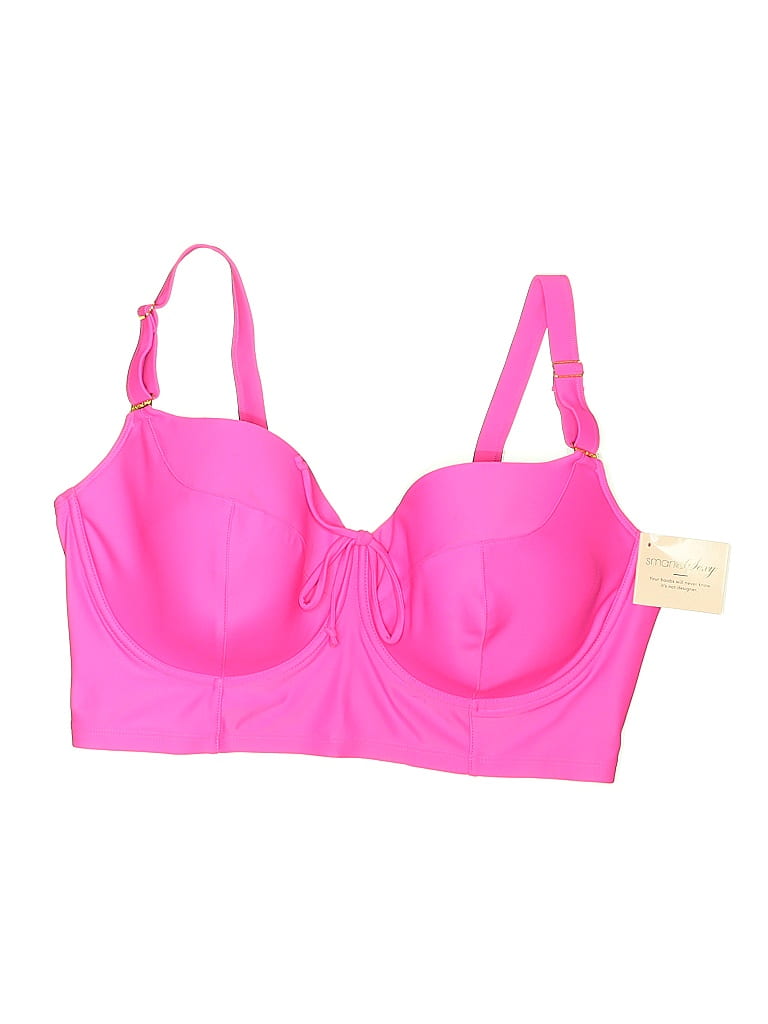 Smart & Sexy Swim Pink Swimsuit Top Size XL - 36% off | ThredUp