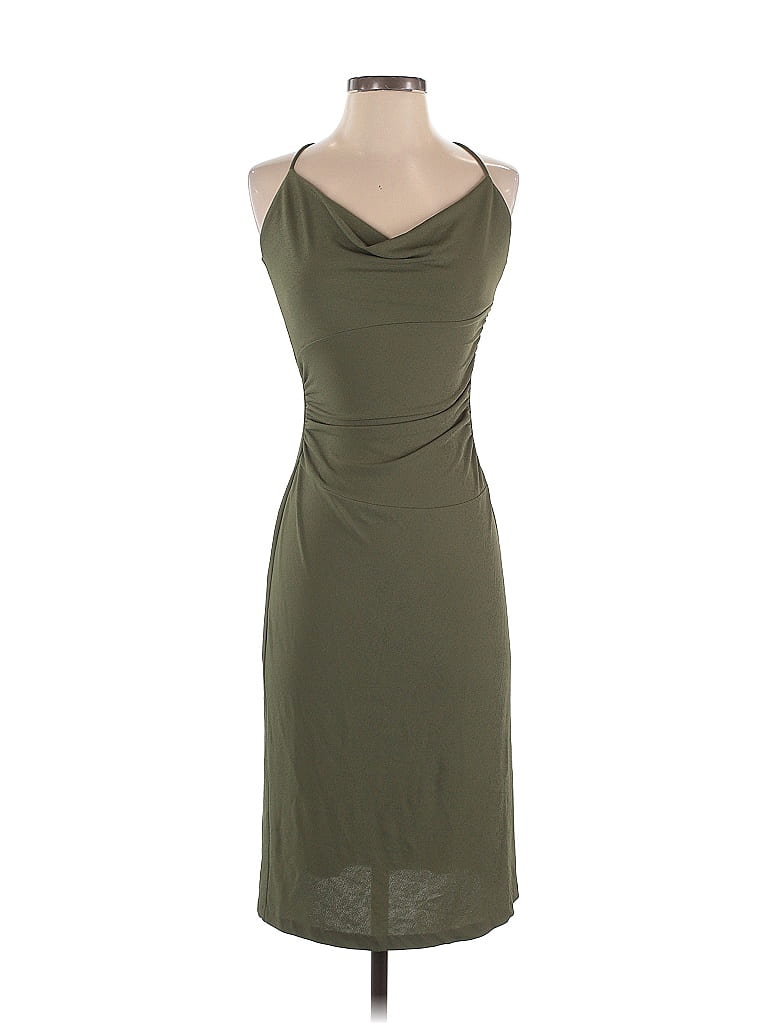 ABS Allen Schwartz Solid Green Cocktail Dress Size S - 79% off | ThredUp
