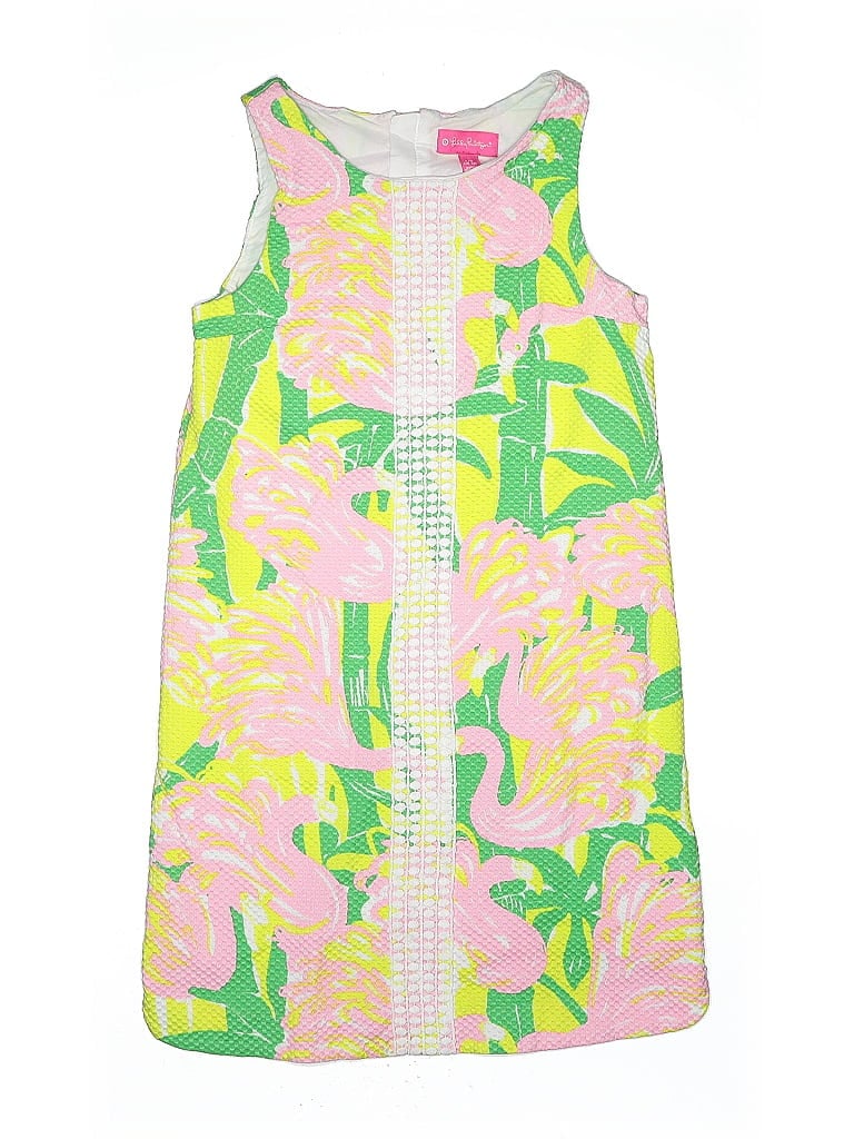 Lilly Pulitzer For Target Tropical Green Pink Dress Size 10 - 27% off ...