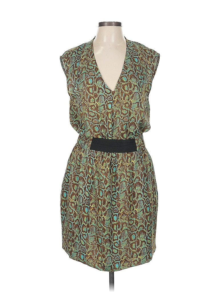 RACHEL Rachel Roy Paisley Green Casual Dress Size 12 - 67% off | ThredUp