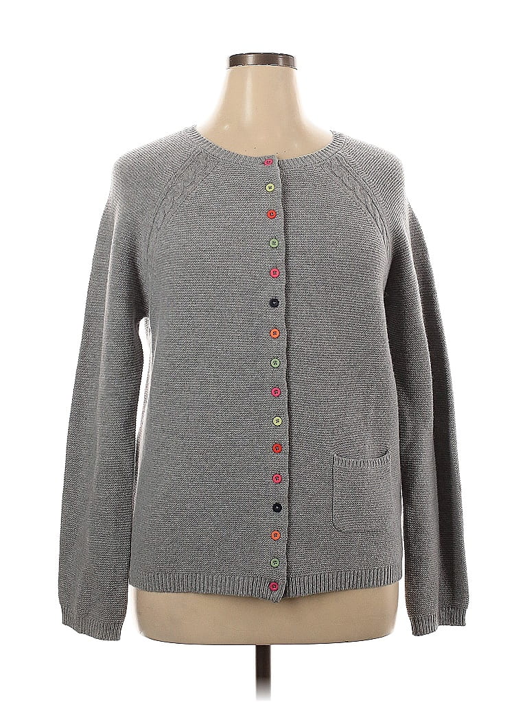 Tabitha Webb Gray Wool Cardigan Size XL - 66% off | ThredUp