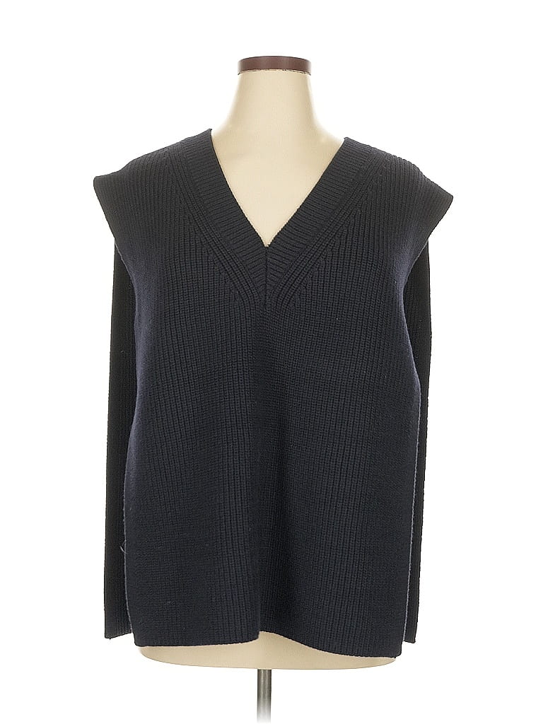 Cos Black Blue Sweater Vest Size XL (estimated) - 59% off | ThredUp
