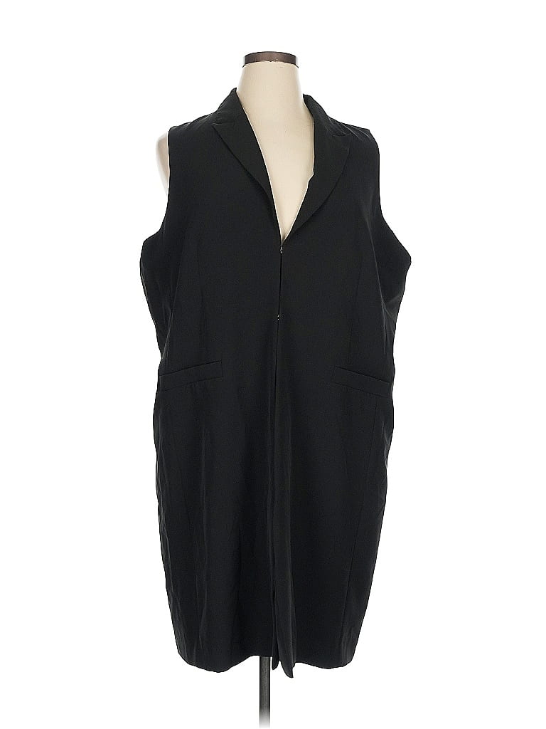 StyleList by Micaela Black Vest Size XL (estimated) - 65% off | ThredUp