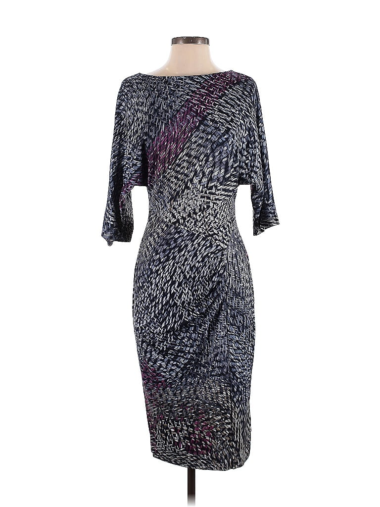 Escada Graphic Gray Cocktail Dress Size EU 36 / US 6 - 85% off | ThredUp