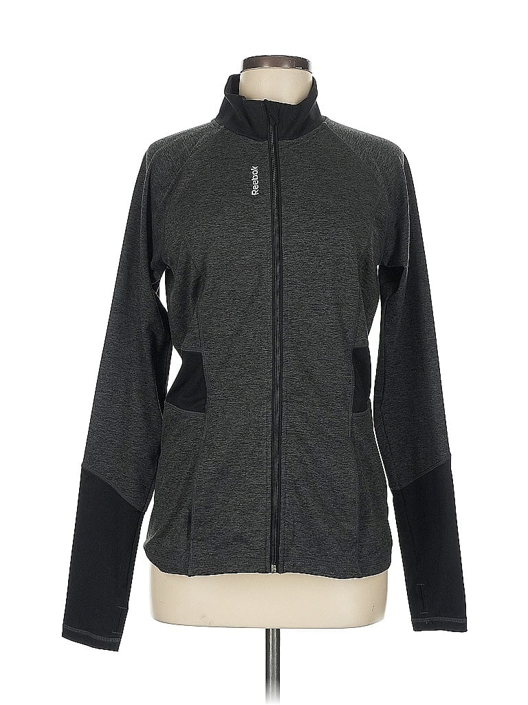 Reebok Gray Track Jacket Size M - 69% off | ThredUp