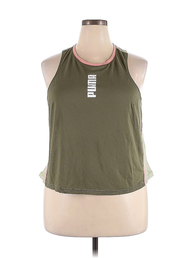 Puma Green Sleeveless T-Shirt Size 2X - 47% off | ThredUp