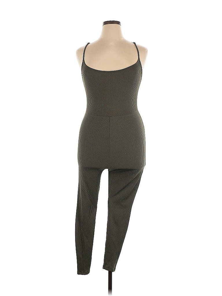 Wild Fable Solid Gray Green Jumpsuit Size XL - 31% off | ThredUp