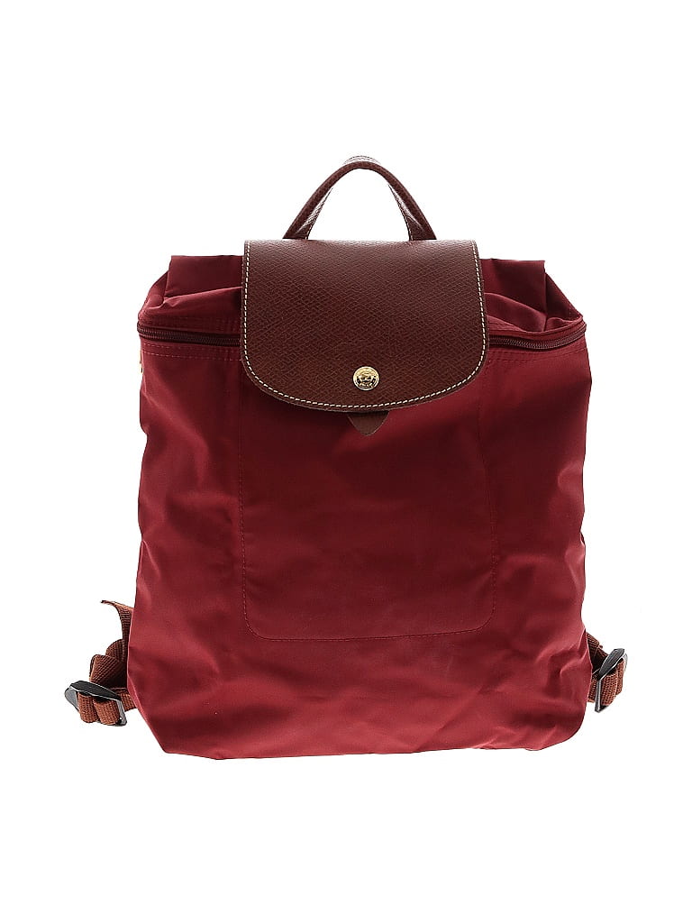 Longchamp Burgundy Red Backpack One size - 49% off | ThredUp