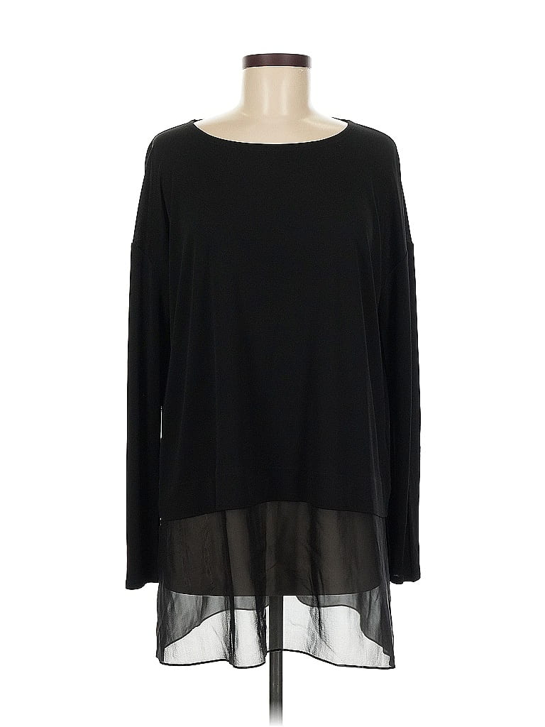 Eileen Fisher Black Long Sleeve Top Size M - 69% off | ThredUp