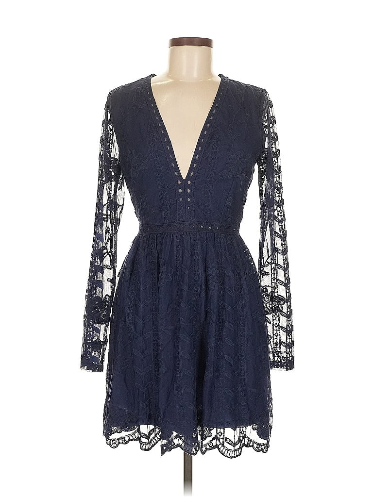 Socialite 100% Nylon Blue Casual Dress Size M (estimated) - 47% off ...