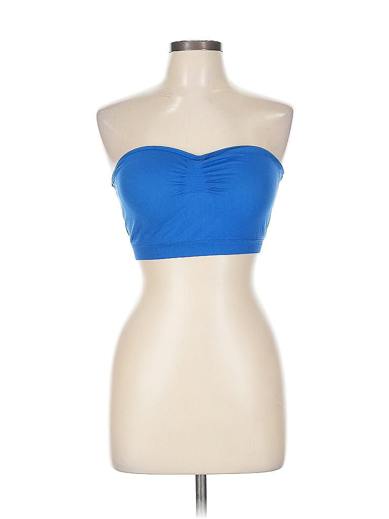 Derek Heart Blue Tube Top Size L - 25% off | ThredUp