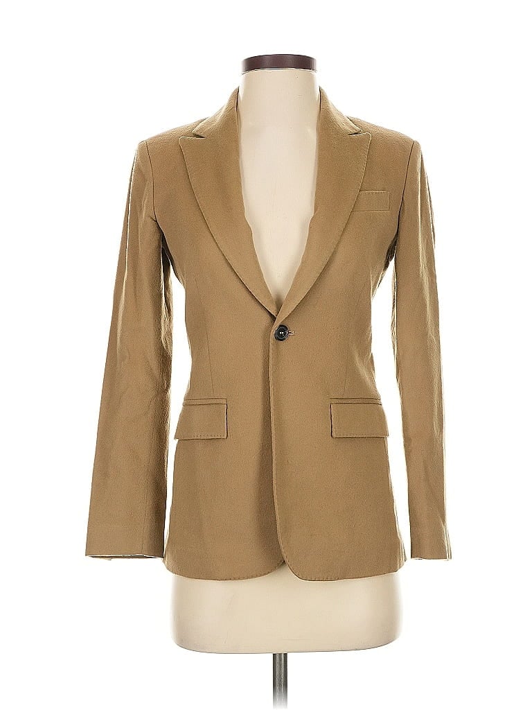 Billy Reid Tan Wool Blazer Size 2 - 84% off | ThredUp