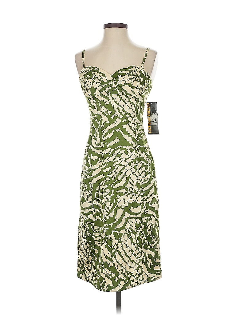 Donna Ricco Animal Print Green Casual Dress Size 4 - 77% off | ThredUp