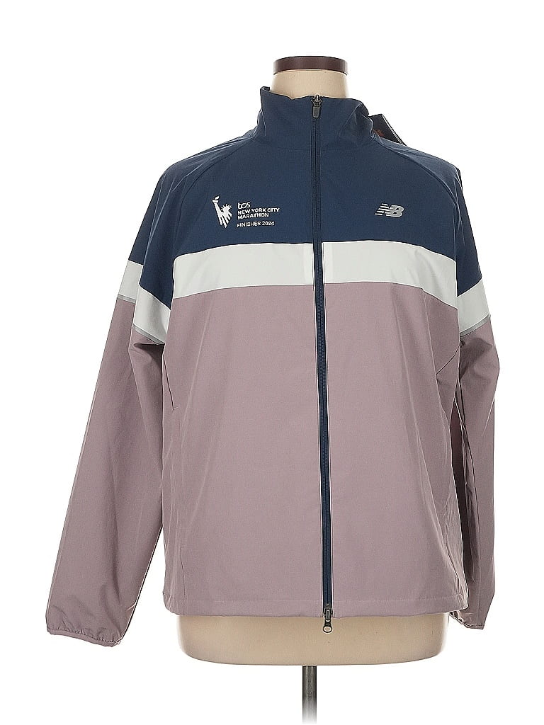 New Balance Color Block Purple Track Jacket Size XL - 64% off | ThredUp