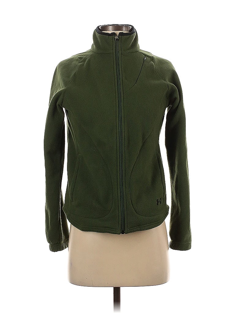 Under Armour 100% Polyester Green Jacket Size XS - 56% off | ThredUp