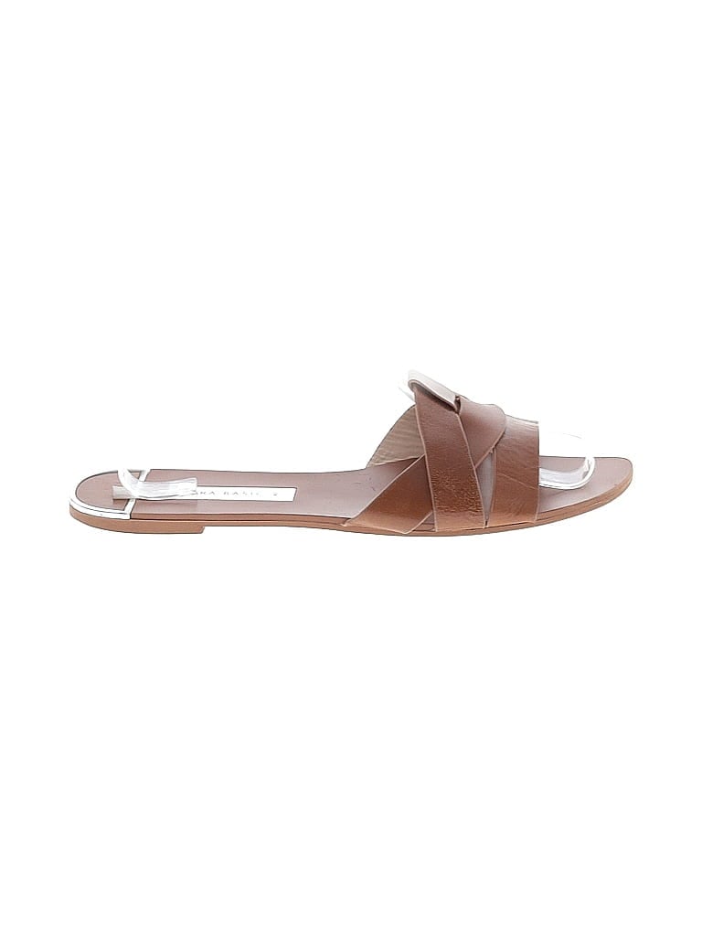 Zara Basic Brown Sandals Size EU 40 - 52% off | ThredUp