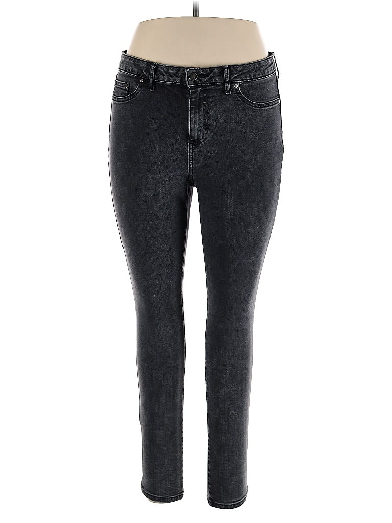 Faded Glory Black Jeans Size 14 - 48% off | ThredUp