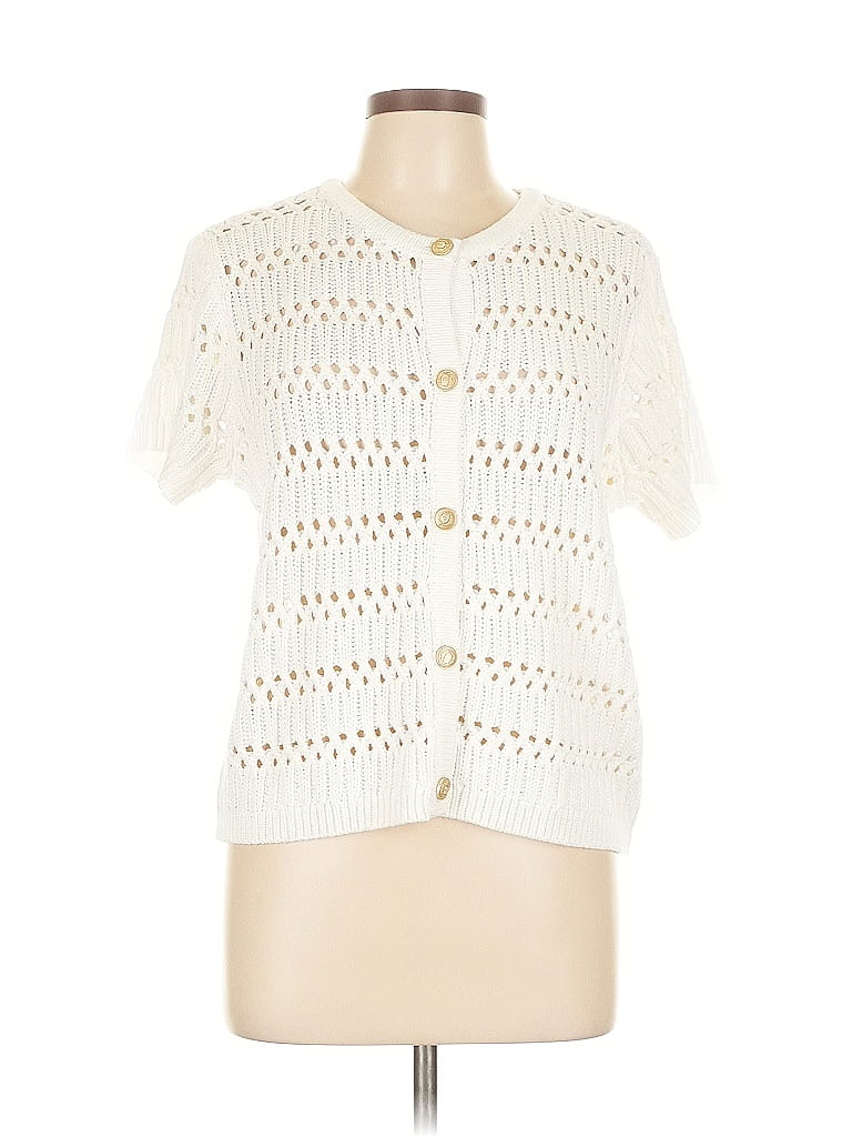 Cyrus Ivory Cardigan Size L - 54% off | ThredUp
