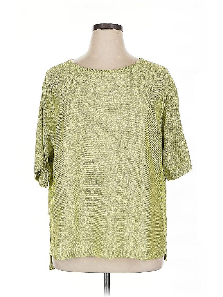 Chico's Green 3/4 Sleeve Top Size XL - 78% off | ThredUp