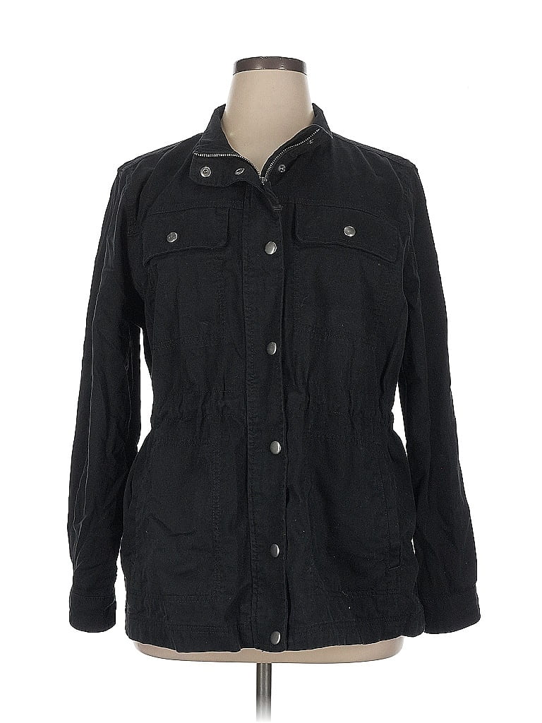 Gap 100% Cotton Black Jacket Size XL - 67% off | ThredUp