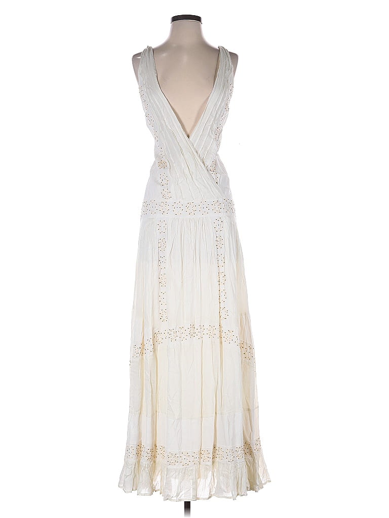 Free People 100% Rayon Ivory Cocktail Dress Size S - 67% off | ThredUp