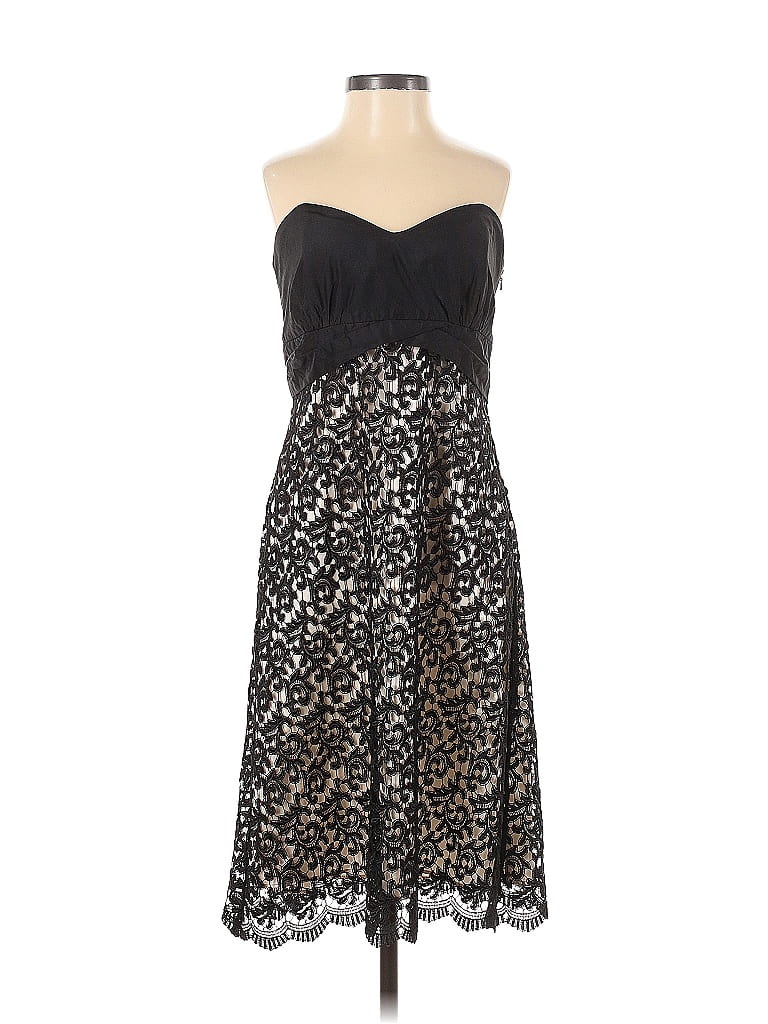 White House Black Market Animal Print Black Cocktail Dress Size 4 - 69% off | ThredUp