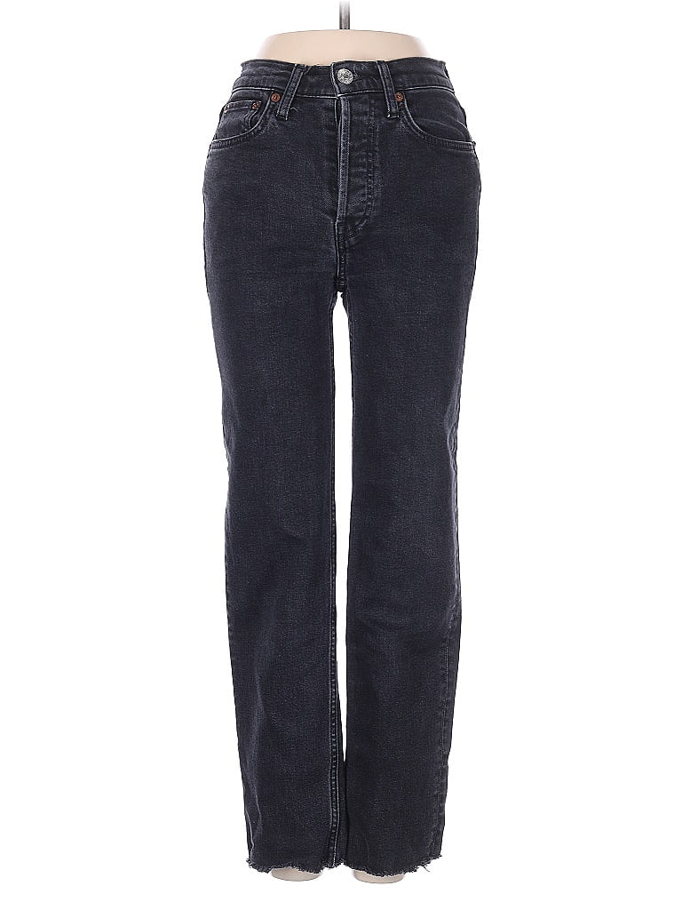 RE/DONE Black Blue Jeans Size 23 waist - 71% off | ThredUp