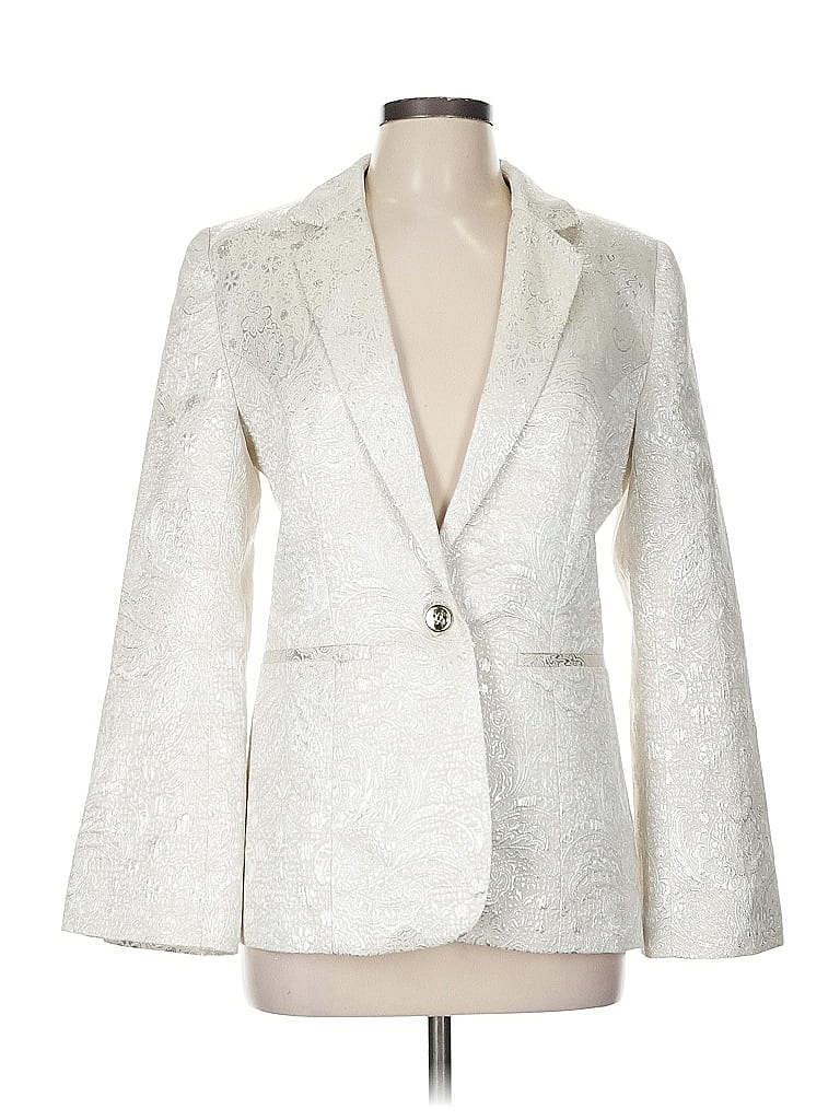 Express x Rachel Zoe Metallic Ivory Blazer Size 8 - 42% off | ThredUp