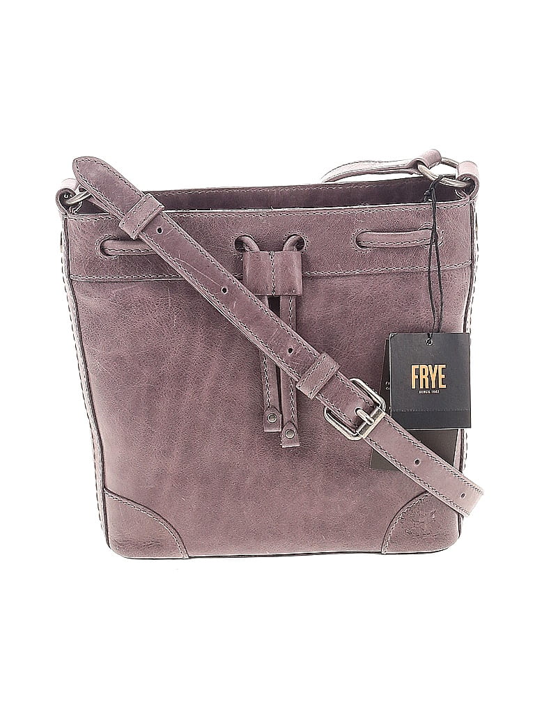 FRYE Purple Gray Leather Crossbody Bag One size - 19% off | ThredUp
