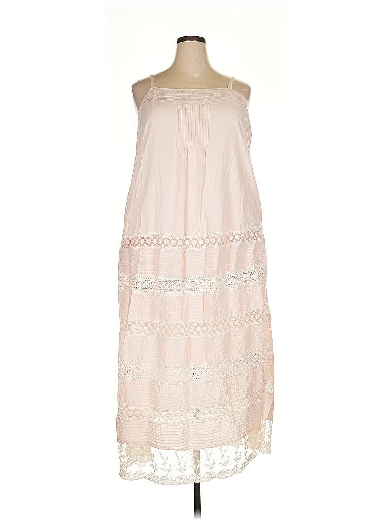 Soft Surroundings 100% Cotton Pink Casual Dress Size 2X - 29% off | ThredUp