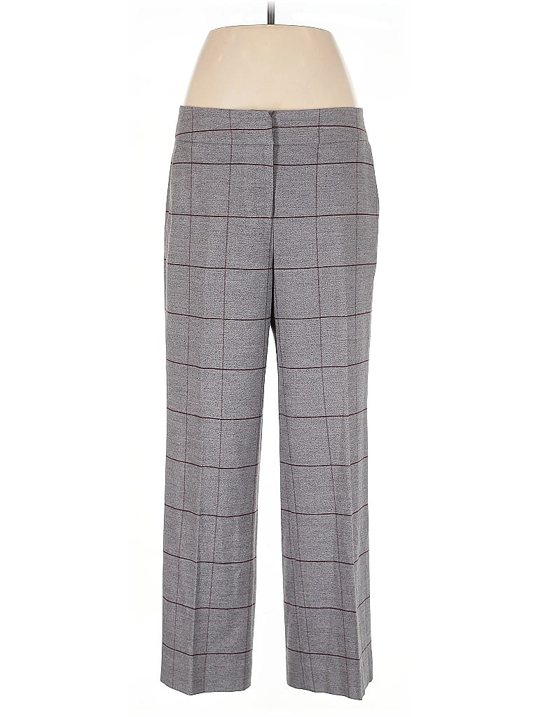 Etcetera Plaid Gray Dress Pants Size 8 - 82% off | ThredUp