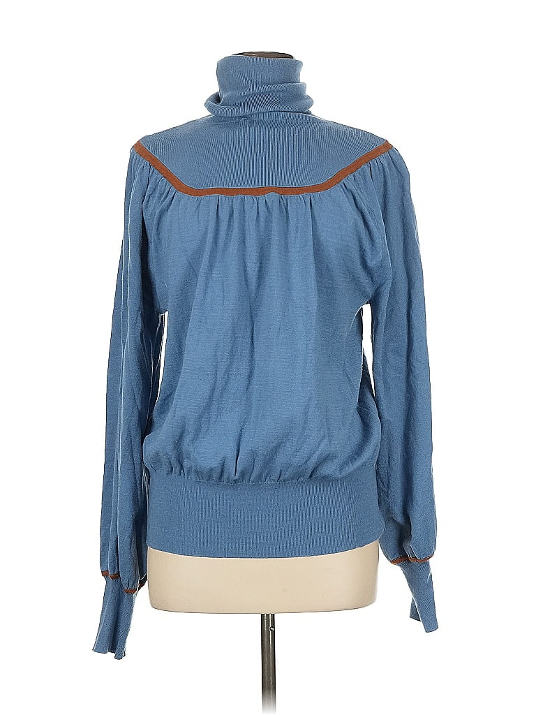 Tulip B Blue Turtleneck Sweater Size M - 57% off | ThredUp