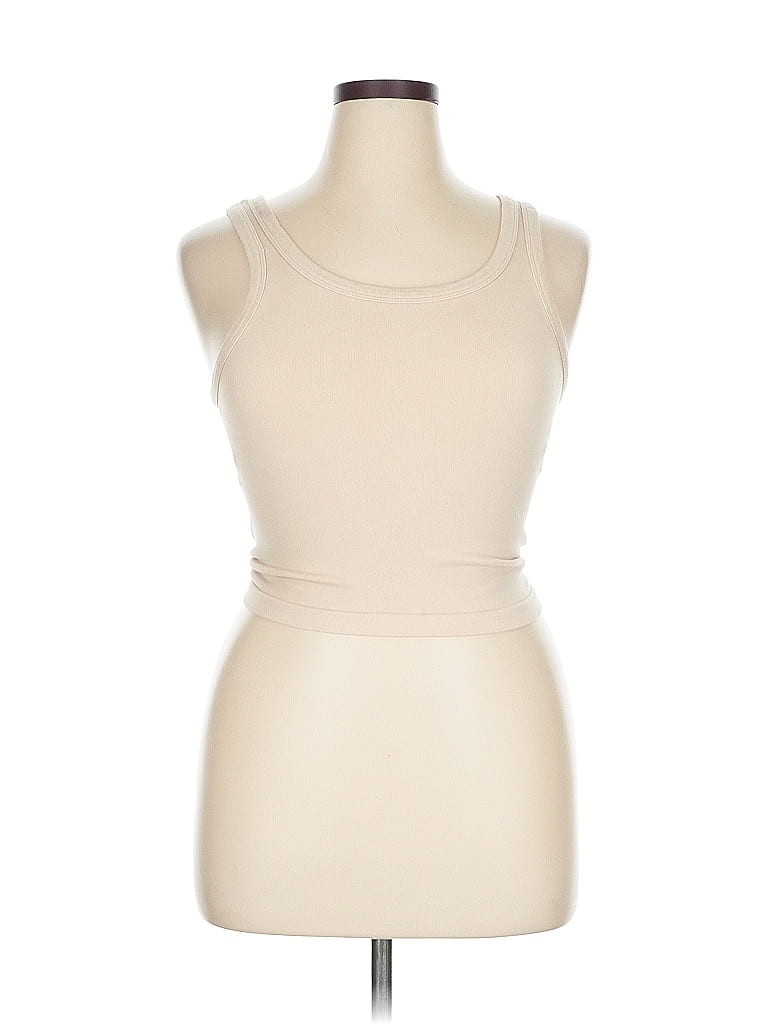 Happily Grey Ivory Tank Top Size XL - 69% off | ThredUp