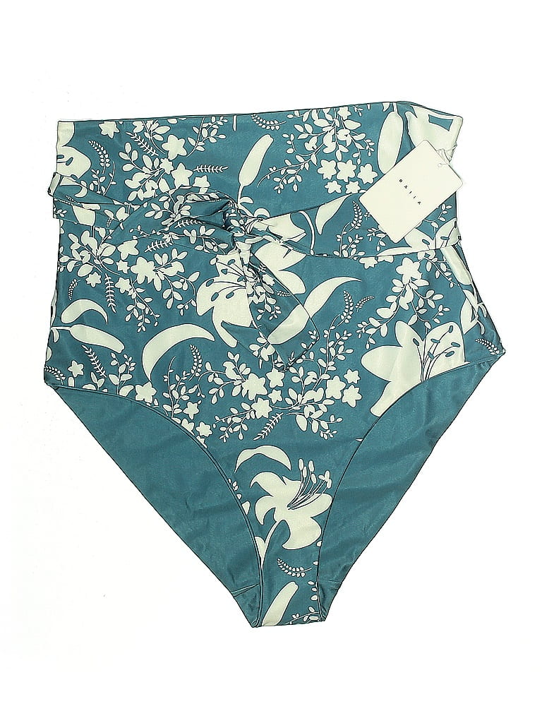 Baiia Print Teal Swimsuit Bottoms Size 16 - 63% off | ThredUp