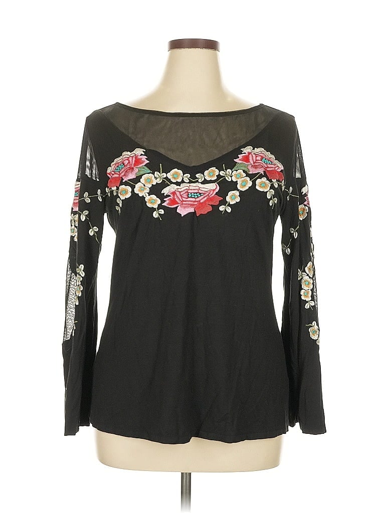 Vintage Collection Black Long Sleeve Top Size XL - 74% off | ThredUp