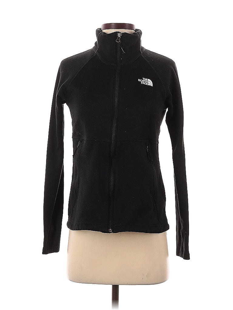 The North Face 100% Polyester Black Track Jacket Size S - 57% off | ThredUp
