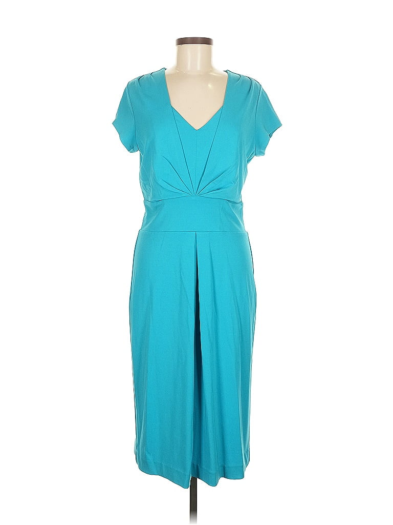 Talbots Teal Cocktail Dress Size 8 - 72% off | ThredUp