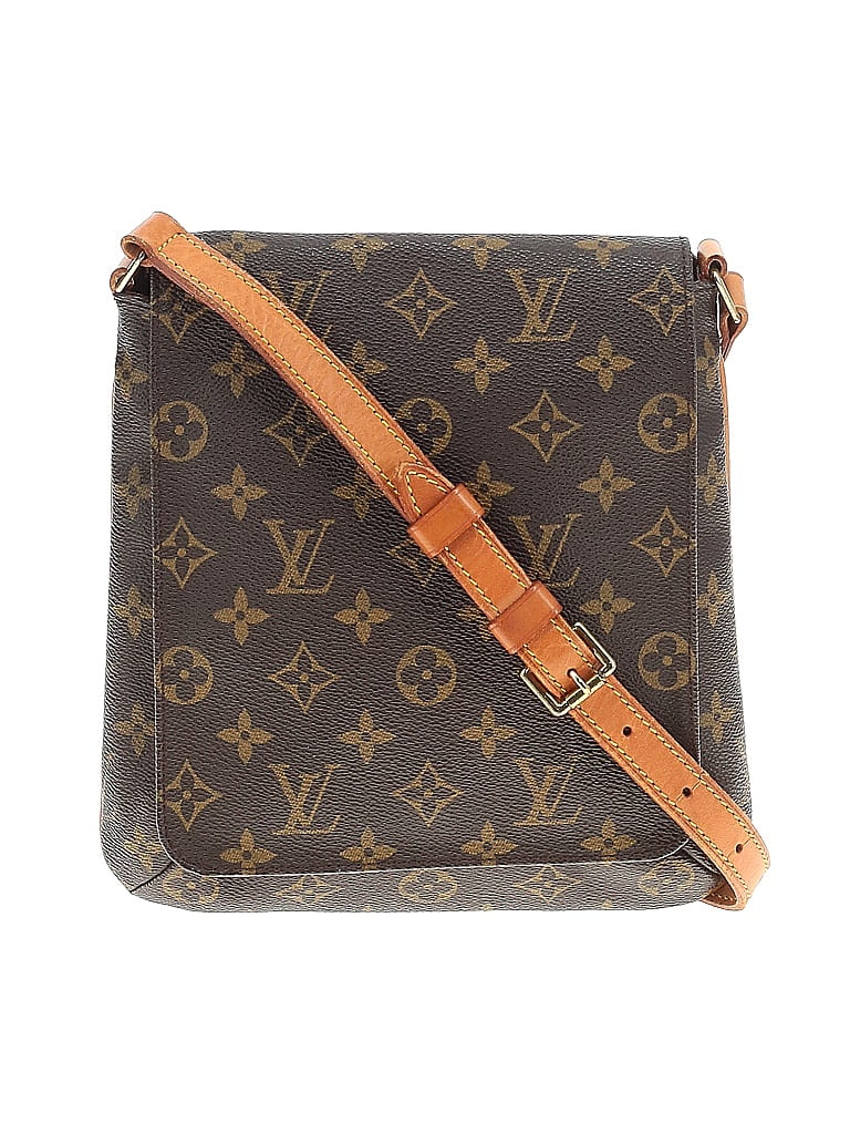 Louis Vuitton 100% Coated Canvas Brown Vintage Monogram Canvas Musette Salsa Crossbody One size ...
