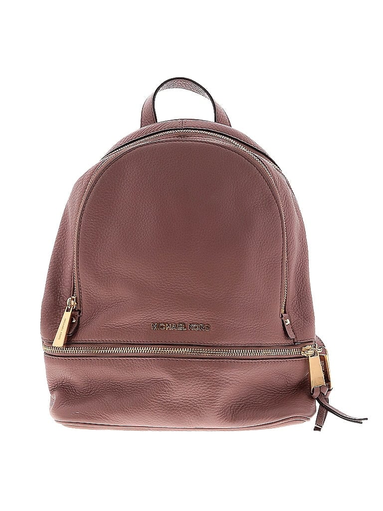 MICHAEL Michael Kors 100% Leather Pink Leather Backpack One size - 67% ...