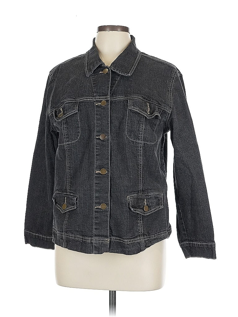Units Gray Denim Jacket Size L - 57% off | ThredUp