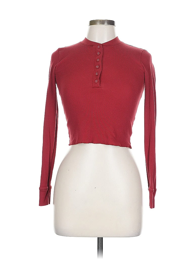 SKIMS Burgundy Red Long Sleeve Turtleneck Size L - 36% off | ThredUp