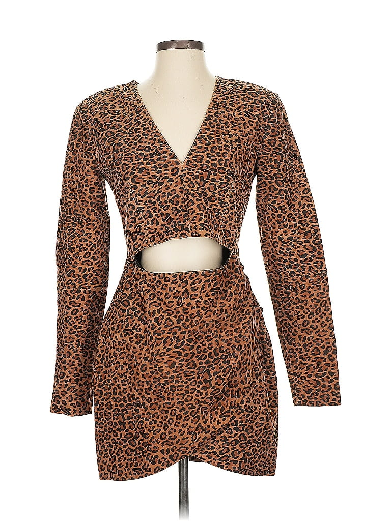 Lita By Ciara Animal Print Brown Cocktail Dress Size S - 78% off | ThredUp
