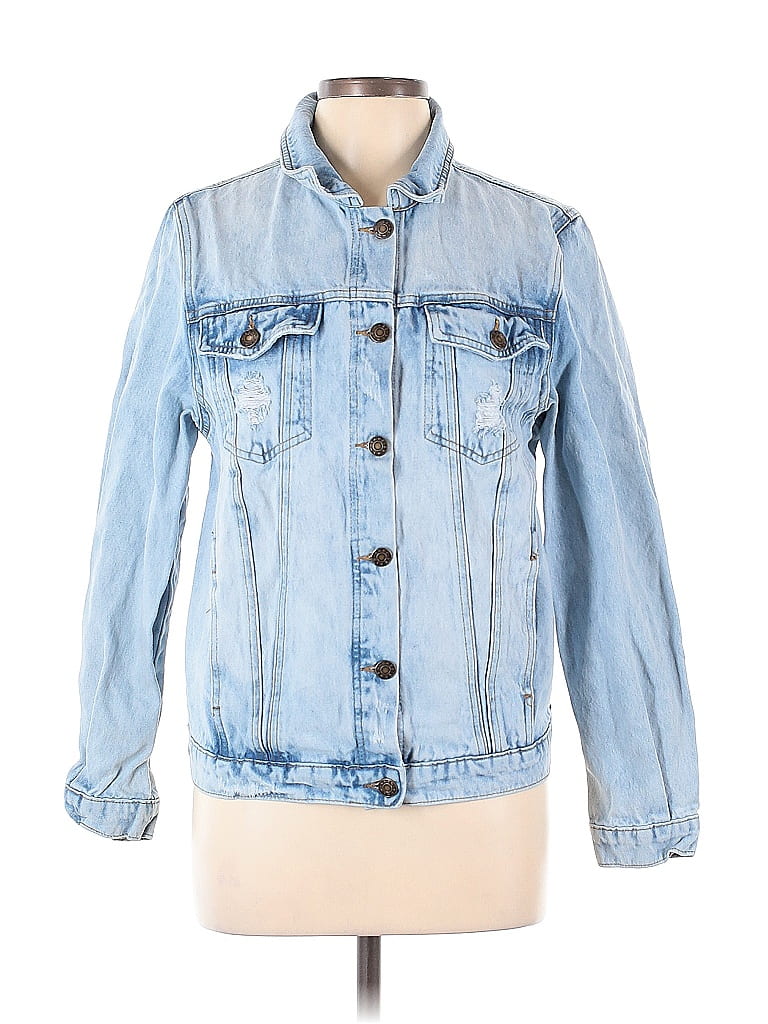 Sabo 100% Cotton Blue Denim Jacket Size L - 65% off | ThredUp