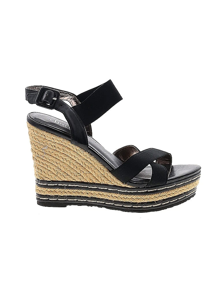 Charles by Charles David Black Wedges Size 6 1/2 - 66% off | ThredUp
