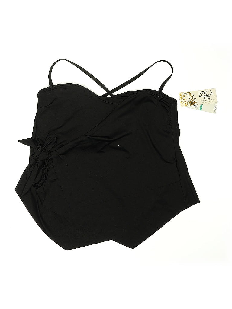 Becca Solid Black One Piece Swimsuit Size 0X - 45% off | ThredUp