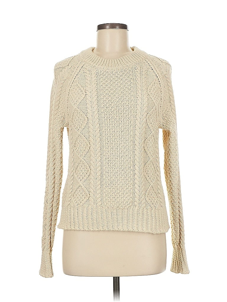 L.L.Bean Signature Ivory Pullover Sweater Size M - 59% off | ThredUp