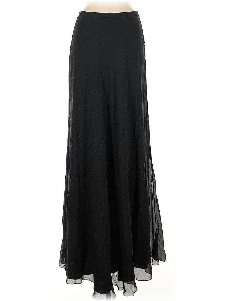 St. John 100% Silk Solid Black Silk Skirt Size 6 - 77% off | ThredUp