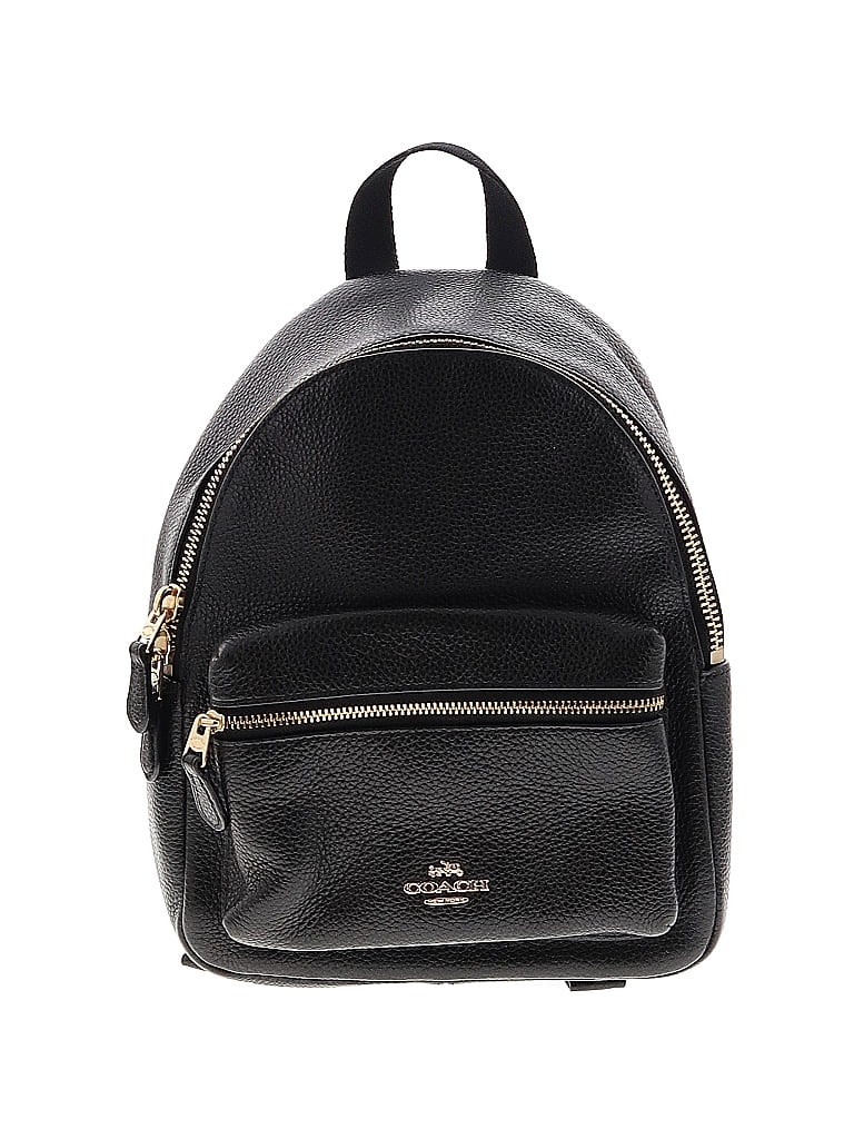 Coach Factory Black Leather Backpack One size - 58% off | ThredUp