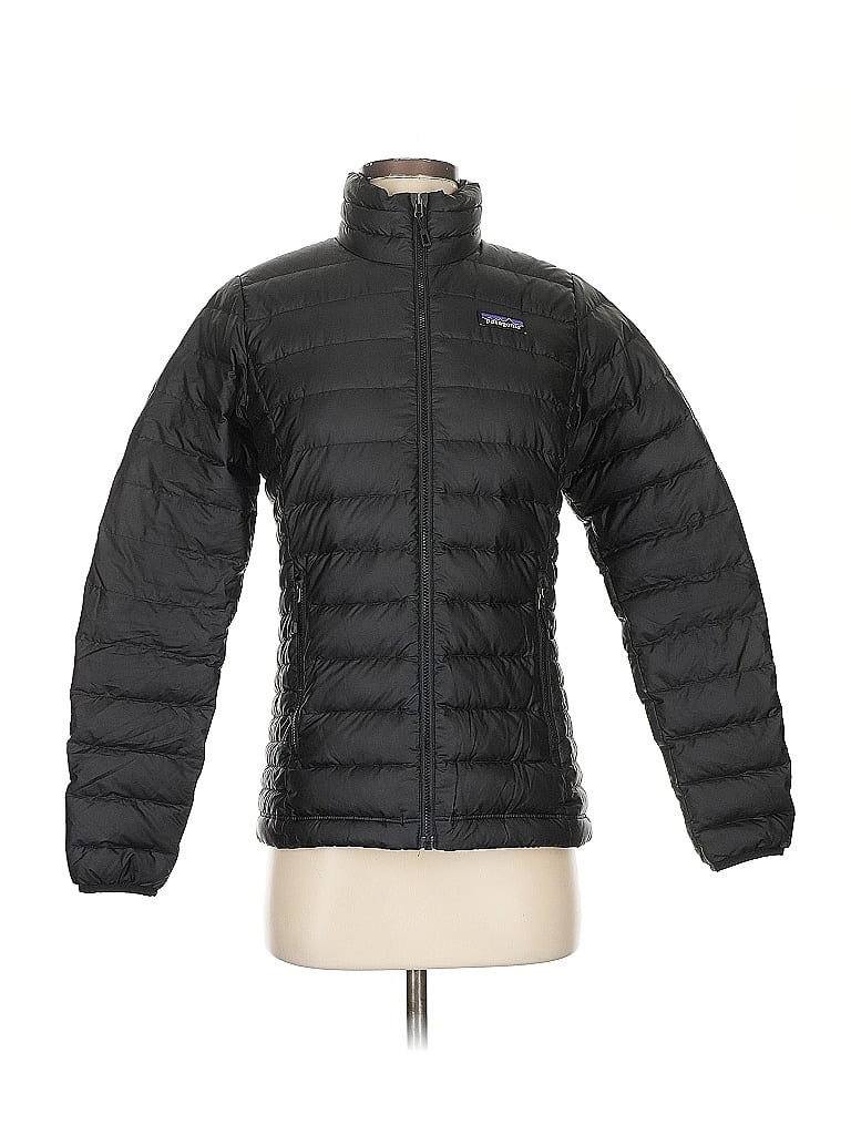 Patagonia 100% Recycled Polyester Black Jacket Size XS - 49% off | ThredUp